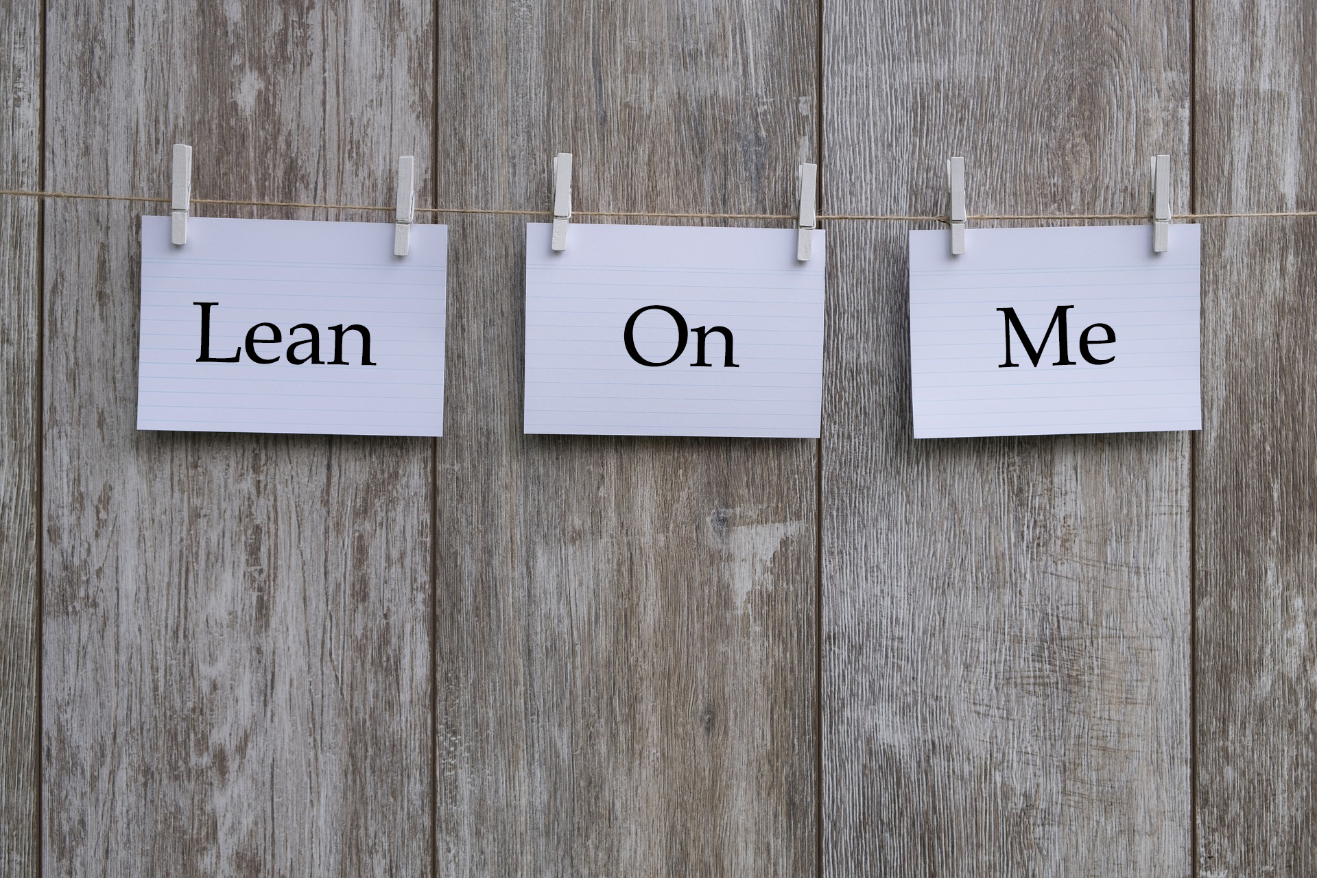 Lean on Us! | Beyond the Habit